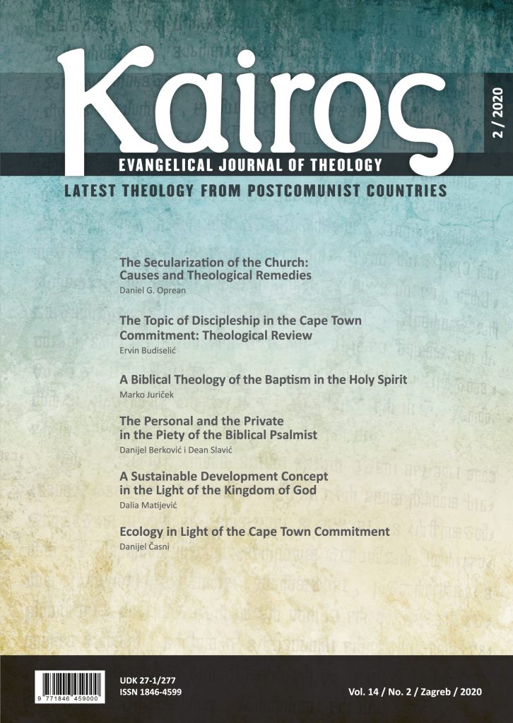 Kairos – Evangelical Journal of Theology